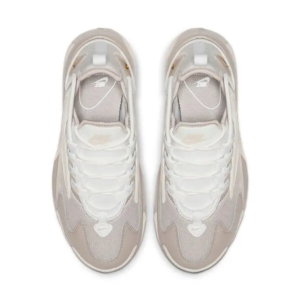 Nike Zoom 2k Casual Low Top Sneakers - White/gray