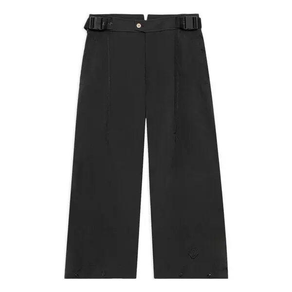 LI-NING X Jackie Chan Kung Fu Loose Fit Ankle Pants - Black