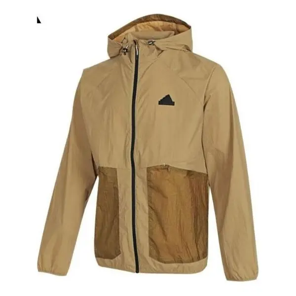 Adidas Tech Lightweight Woven Jacket - Brown