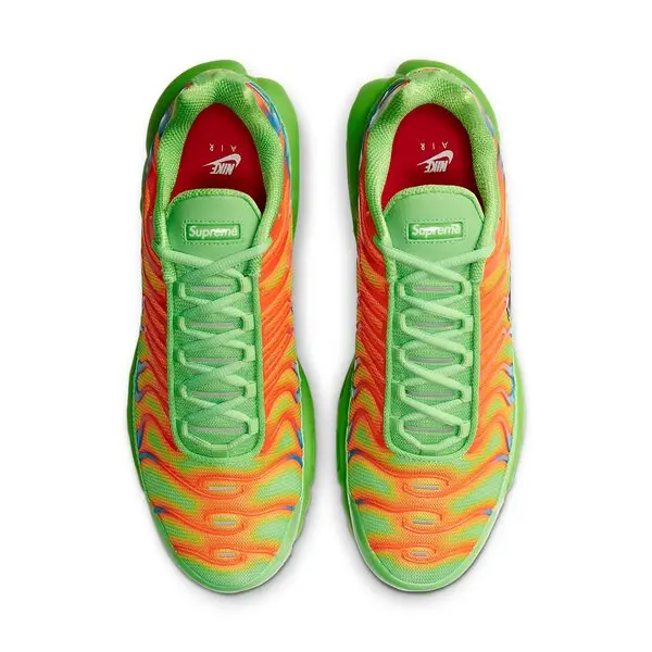 Nike X Supreme Air Max Plus Tn 'mean Green - Green/orange/blue