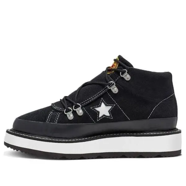 CONVERSE Fleece Lined Boot One Star - Black/white