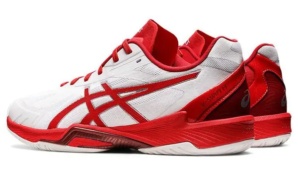 Asics V-swift Ff 3 Athletic Sneakers - White/classic Red