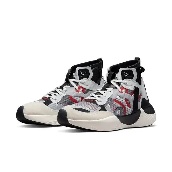 JORDAN Delta 3 High Top Sneakers - Black/white/gray