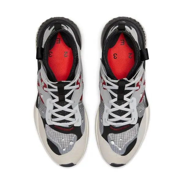 JORDAN Delta 3 High Top Sneakers - Black/white/gray