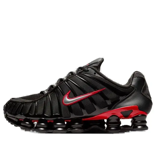 Nike Shox Tl Sneakers - Black/university Red/metallic Silver