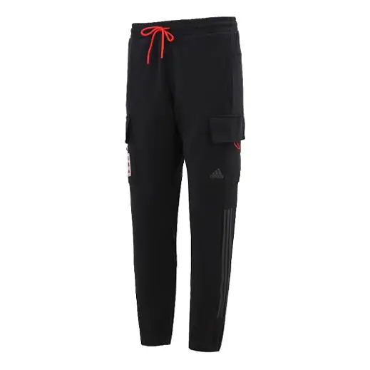 Adidas Cny Top Knpnt Side Pocket Cargo Lacing Casual Joggers/pants/trousers - Black