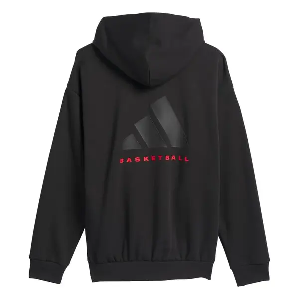Adidas Athletic Hoodie With Basketball Graphic