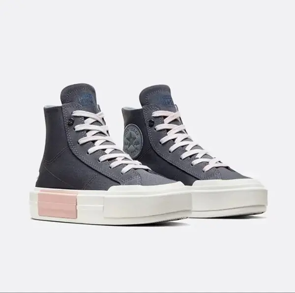 CONVERSE Chuck Taylor All Star High Top Sneakers - Grey/pink/white