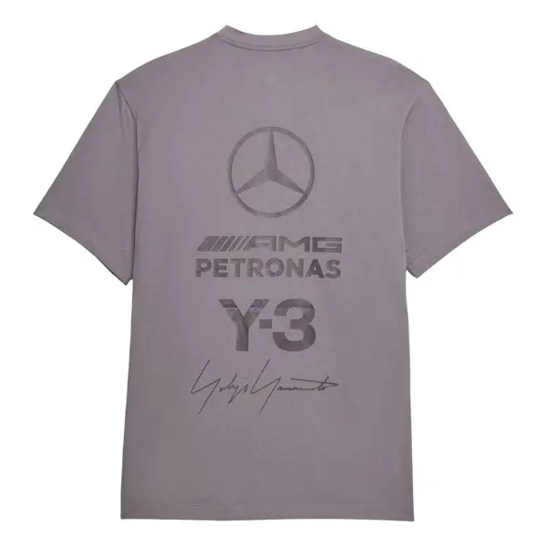 Adidas Y-3 F1 Mercedes Logo Stack T-shirt