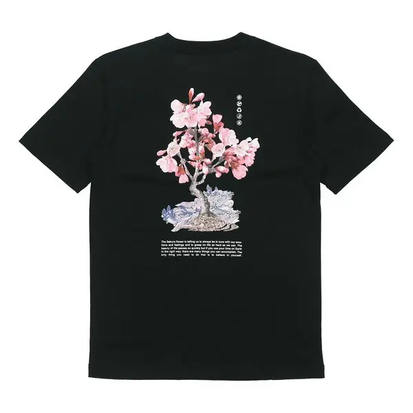 LI-NING Sakura Graphic T-shirt 'black
