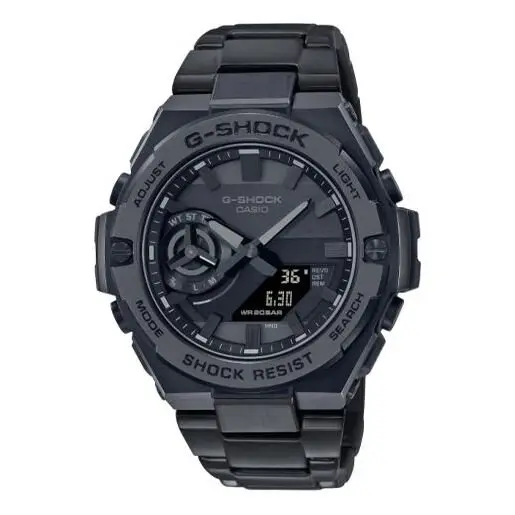 Casio G-shock Digital-analog Stainless Steel Watch - Black