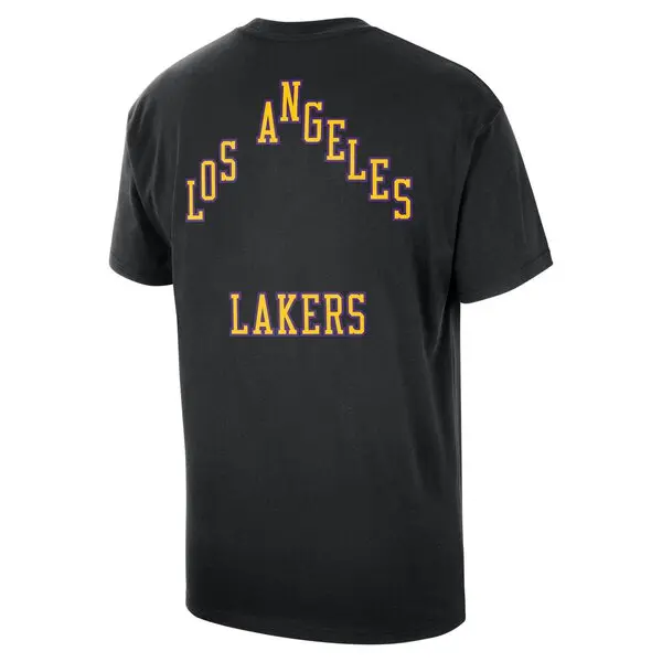 Nike Nba Los Angeles Lakers 2023/24 City Edition Courtside Max90 T-shirt Asia Sizing - Black