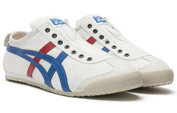 Onitsuka Tiger Mexico 66 Slip-on Sneakers - White/blue/red
