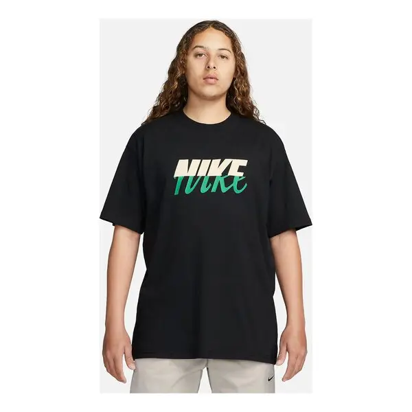 Nike Max90 T-shirt 'black - Black/multi-color