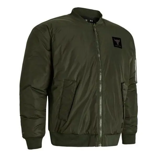 Under Armour Project Rock Bomber Jacket - Green