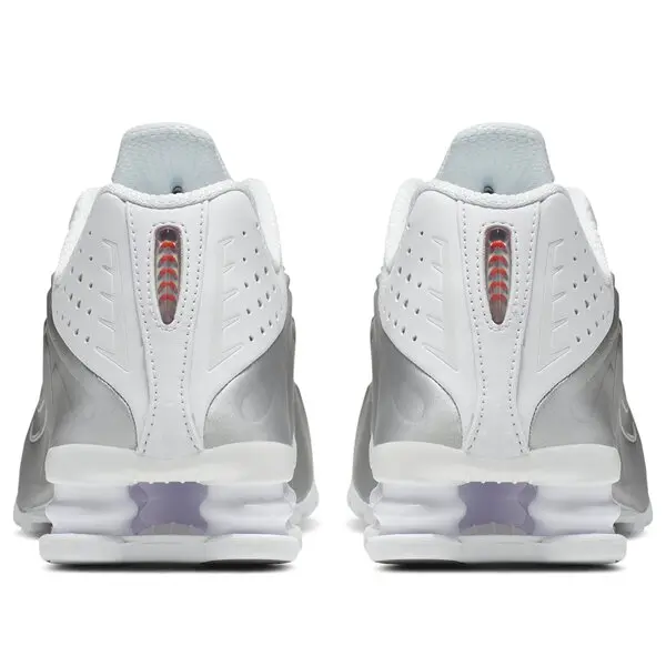 Nike Shox R4 Metallic Sneakers - White