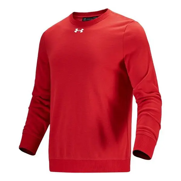 Under Armour Training Sports Knit Round Neck Pullover - Red