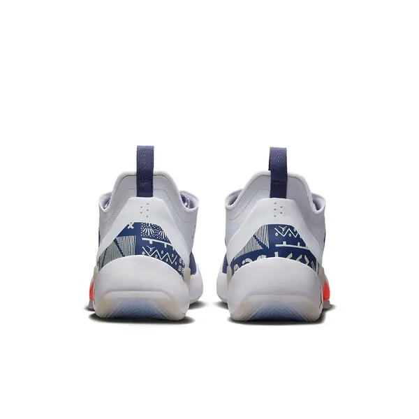 JORDAN Air Luka 1 'quai 54' Low Top Basketball Sneakers - Blue/gray