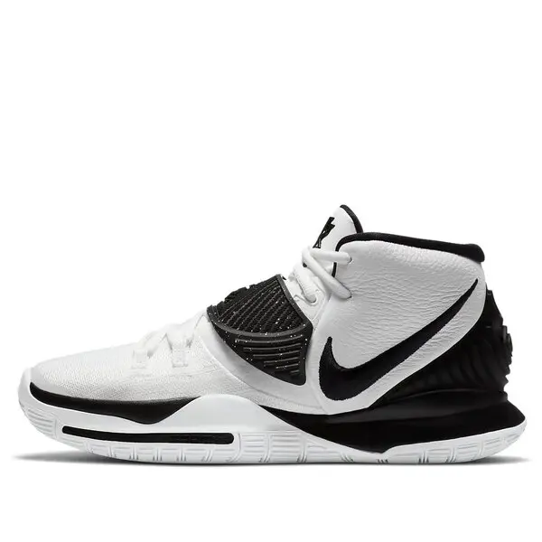 Nike Kyrie 6 Team "white Black" Basketball Sneakers - Black/white