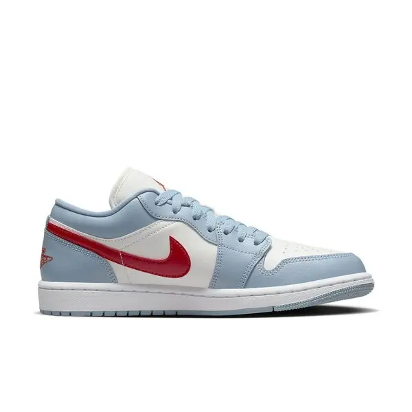 JORDAN 1 Low 'blue Whisper' Sneakers - Blue/white/red