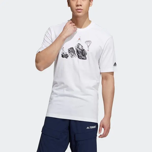 Adidas Graphic Print Short Sleeve T-shirt