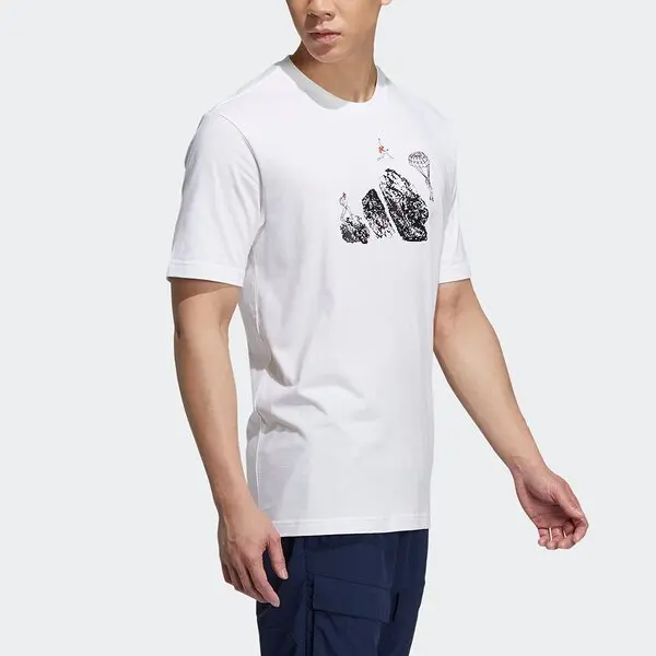 Adidas Graphic Print Short Sleeve T-shirt
