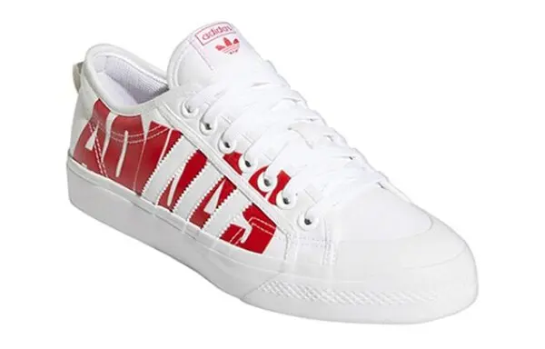 Adidas Nizza Trefoil Sneakers - White/red