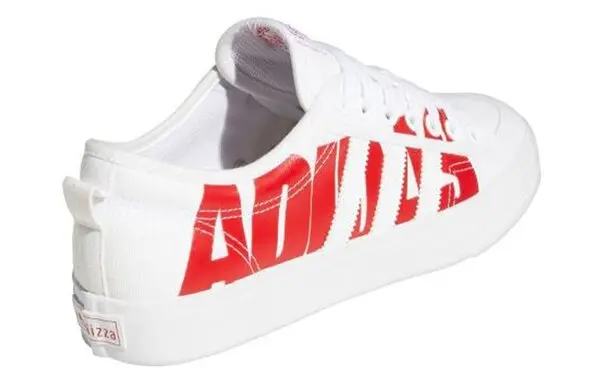 Adidas Nizza Trefoil Sneakers - White/red