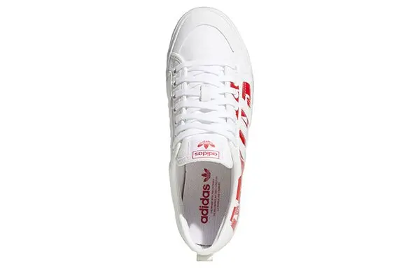 Adidas Nizza Trefoil Sneakers - White/red
