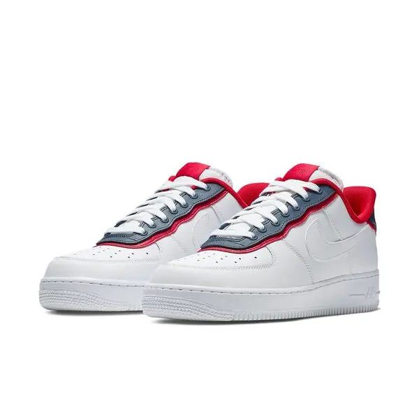 Nike Force 1 '07 Lv8 Sneakers - White/red