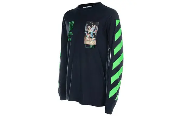 Off-White Printing Round Neck Long Sleeves Version