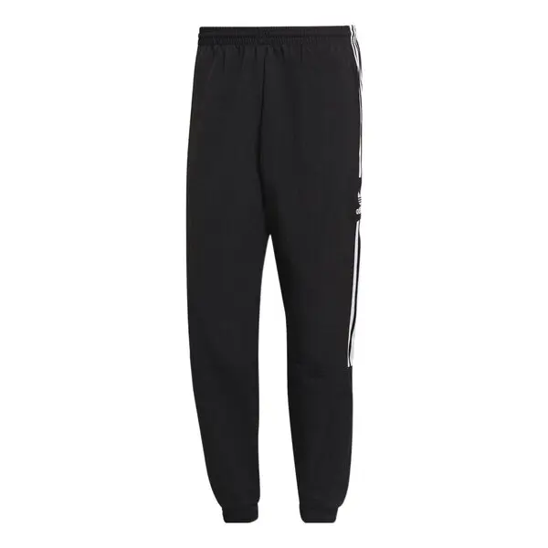 Adidas Logo Printing Bundle Feet Loose Sports Pants/trousers/joggers Black - Default Color
