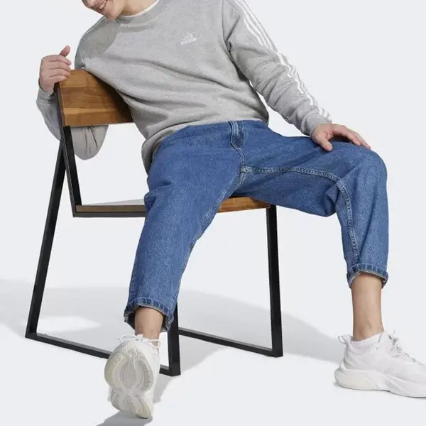 Adidas 3-stripes Fleece Sweatshirt