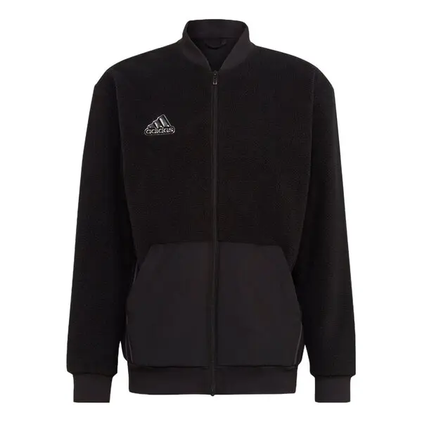 Adidas Logo Fleece Zip-up Jacket