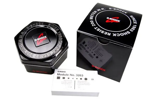 Casio G-shock Analog-digital Watch - Black/red