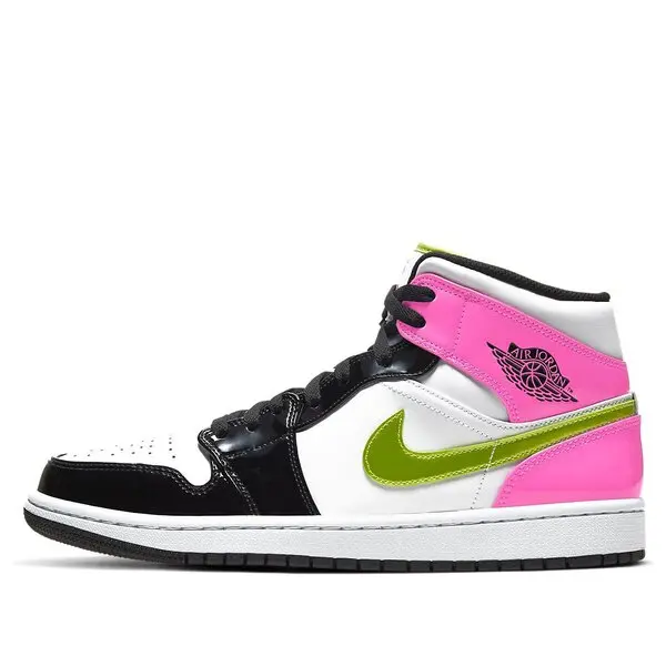JORDAN 1 Mid Se "cyber Active Fuchsia - White
