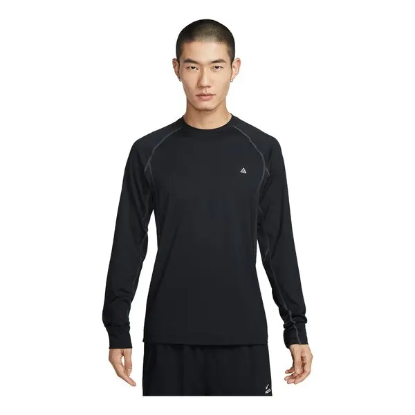 Nike Dri-fit Long-sleeve Base Layer - Black/anthracite