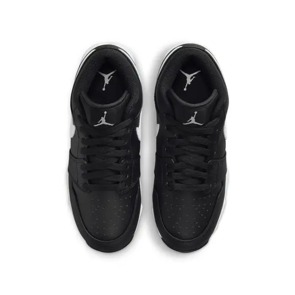 JORDAN 1 Low Cleat - Black/white/white