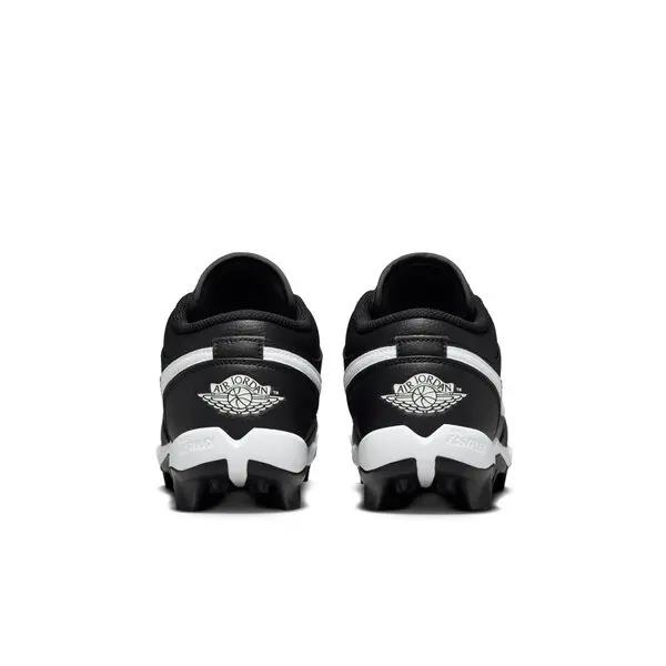 JORDAN 1 Low Cleat - Black/white/white