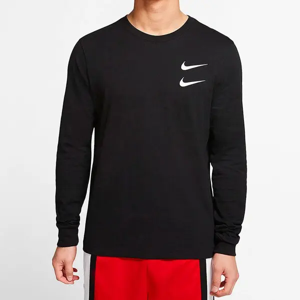 Nike Double Swoosh Crewneck Long Sleeve Tee