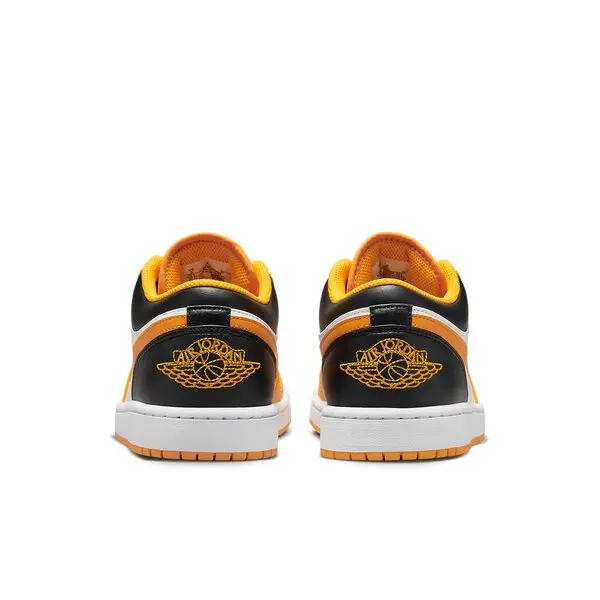 JORDAN Air 1 Low 'taxi White' Sneakers - Yellow/black