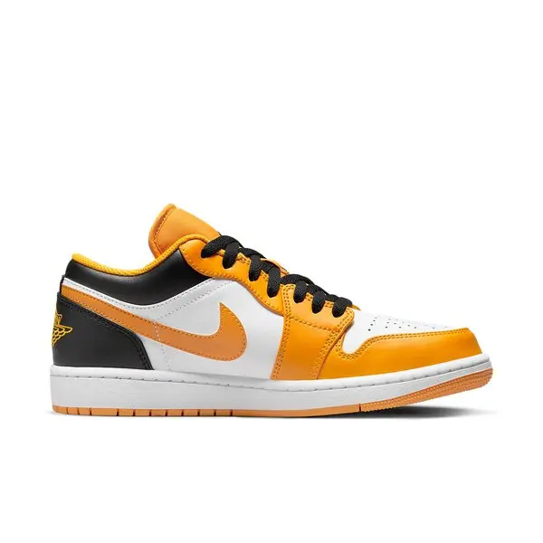 JORDAN Air 1 Low 'taxi White' Sneakers - Yellow/black