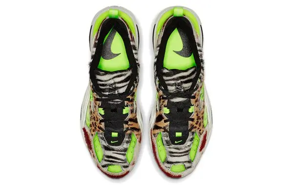 Nike M2k Tekno 'animal Pack' Sneakers - Black/volt-sail