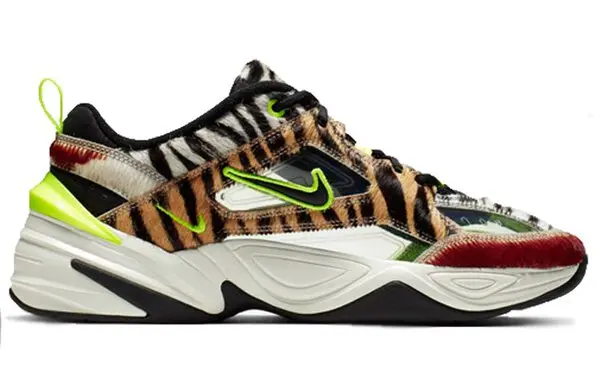 Nike M2k Tekno 'animal Pack' Sneakers - Black/volt-sail