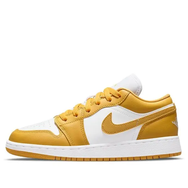 JORDAN Air 1 "pollen" Low Top Sneakers - White/pollen