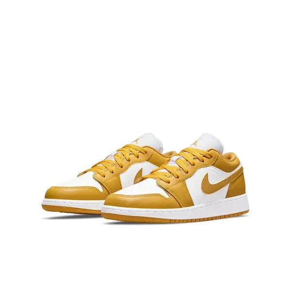 JORDAN Air 1 "pollen" Low Top Sneakers - White/pollen