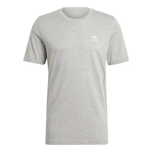 Adidas Originals Adicolor Essentials Solid Color Casual Round Neck Short Sleeve Gray T-shirt - Default Color