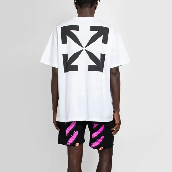 Off-White Ss21 Printing Round Neck Short Sleeve - White