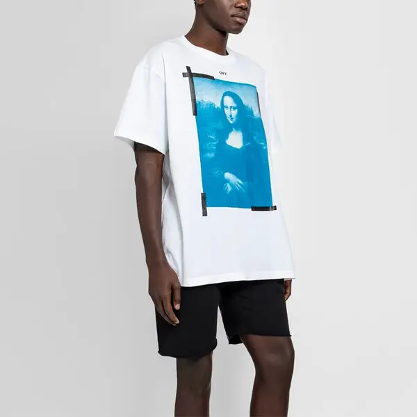 Off-White Ss21 Printing Round Neck Short Sleeve