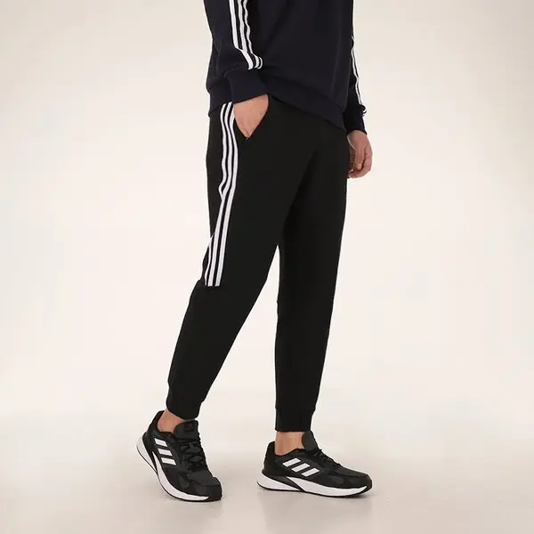 Adidas Casual Sports Bundle Feet Lacing Stripe Knit Long Pants